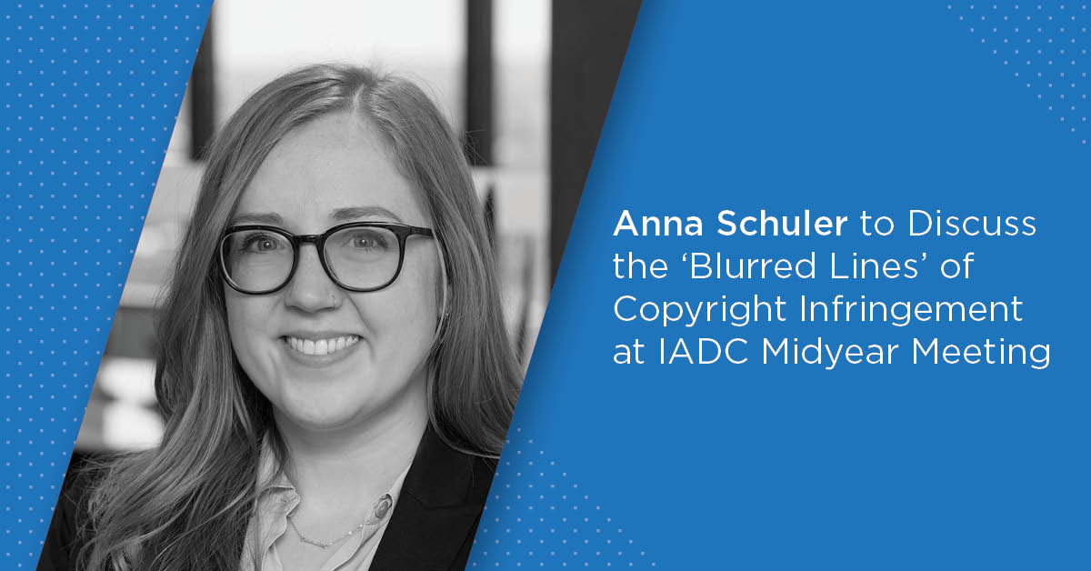 Anna Schuler to Discuss the ‘Blurred Lines’ of Copyright Infringement ...