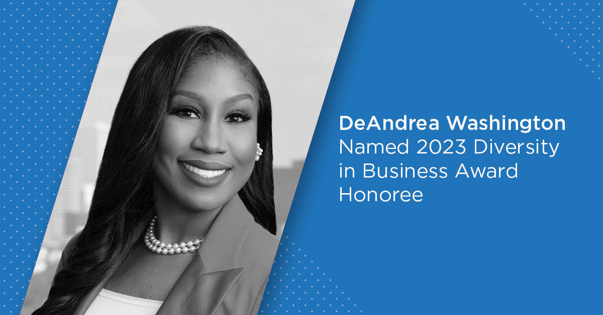 DeAndrea Washington Named 2023 Diversity in Business Award Honoree ...