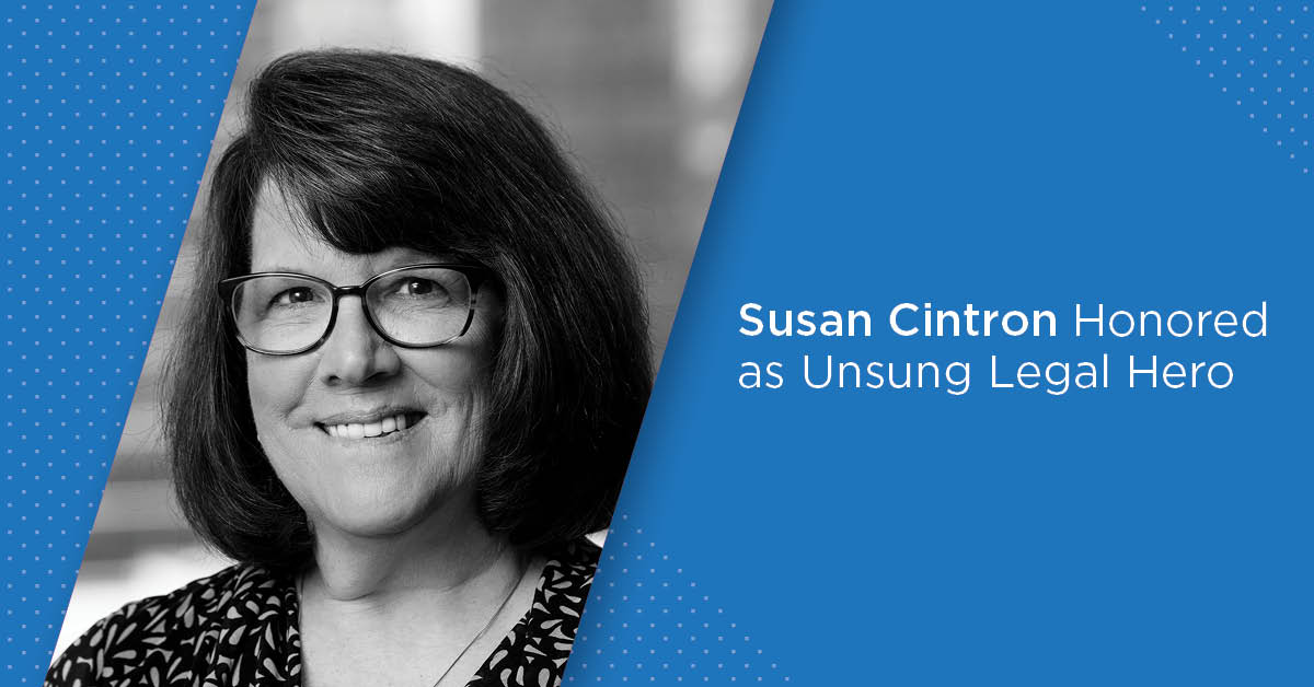 Susan Cintron Honored as Unsung Legal Hero - Spencer Fane