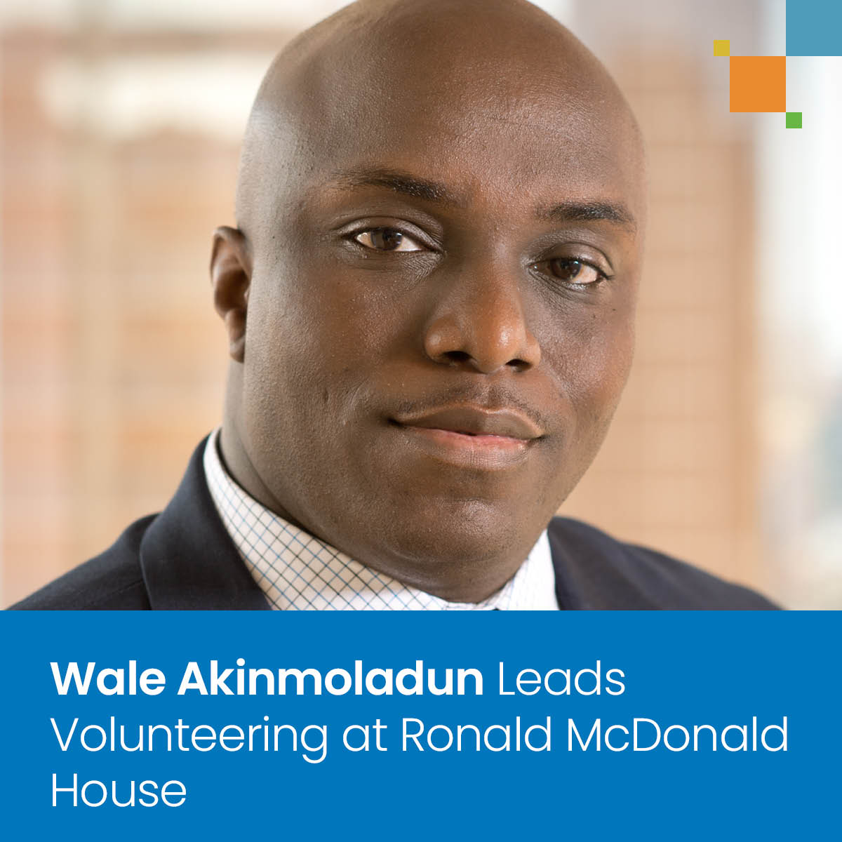 Wale Akinmoladun Leads Volunteering at Ronald McDonald House - Spencer Fane