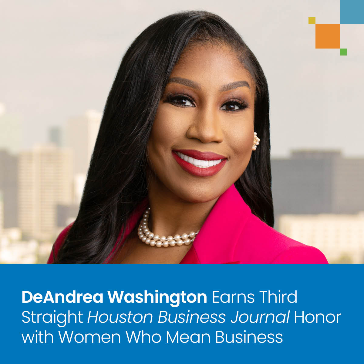 DeAndrea Washington Earns Third Straight Houston Business Journal Honor ...