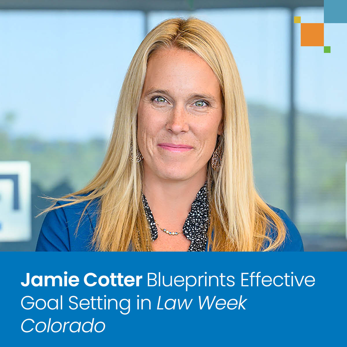 Jamie Cotter Blueprints Effective Goal Setting in Law Week Colorado ...