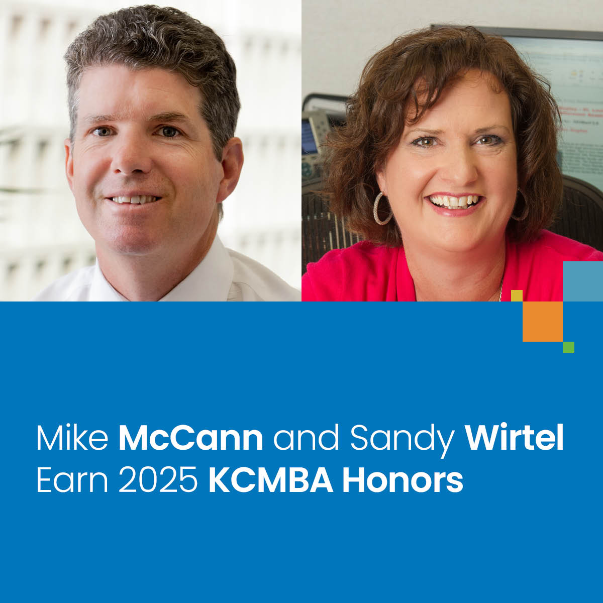 Mike McCann and Sandy Wirtel Earn 2025 KCMBA Honors - Spencer Fane