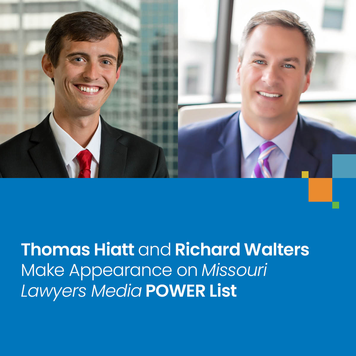Thomas Hiatt and Richard Walters Make Appearance on Missouri Lawyers ...