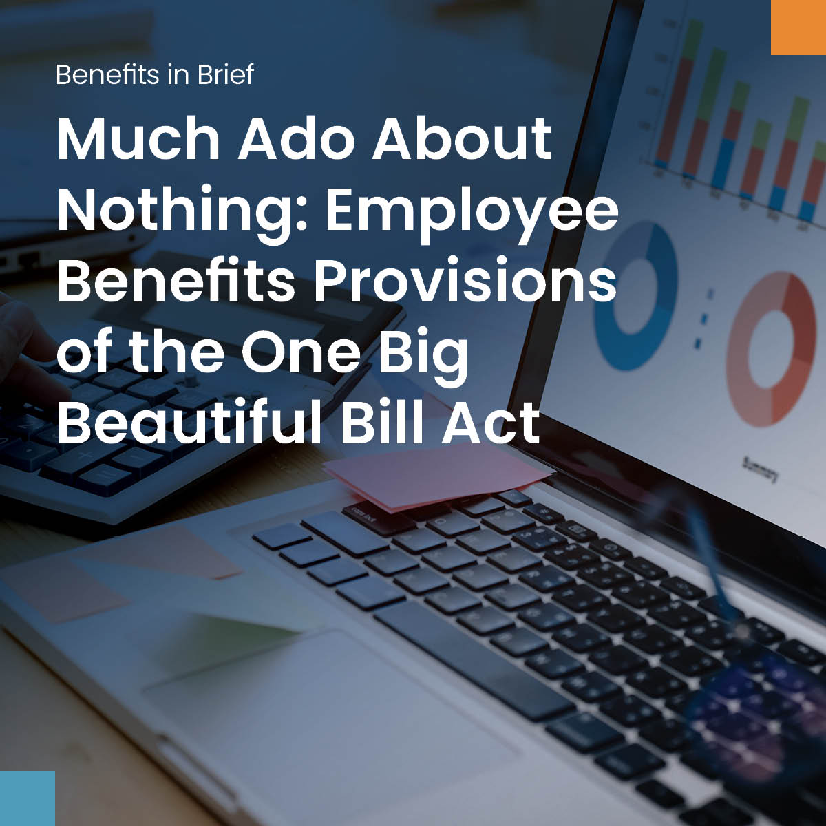 Much Ado About Nothing: Employee Benefits Provisions of the One Big ...