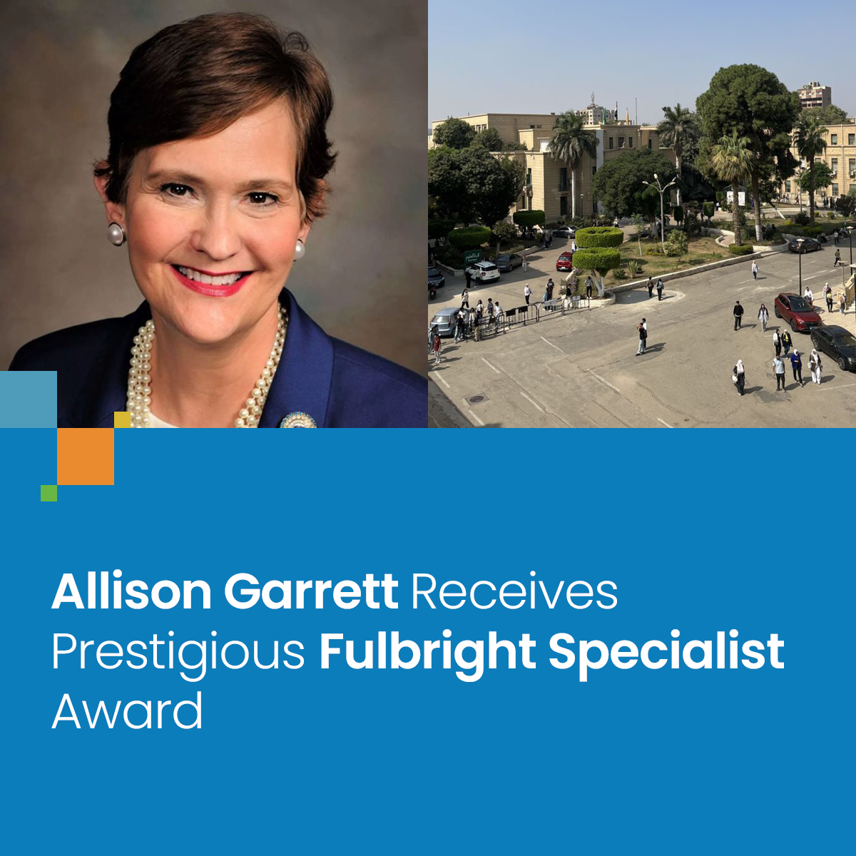 Allison Garrett Receives Prestigious Fulbright Specialist Award ...