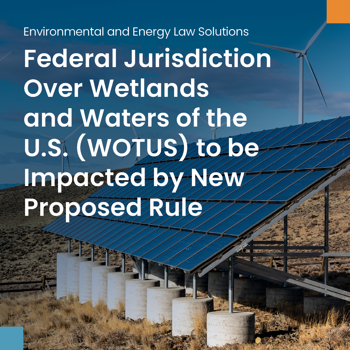 Federal Jurisdiction Over Wetlands and Waters of the U.S. (WOTUS) to be ...