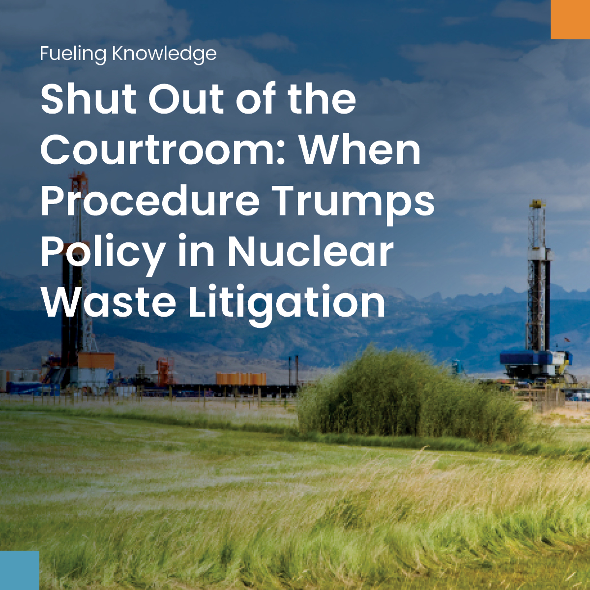 Shut Out of the Courtroom: When Procedure Trumps Policy in Nuclear ...