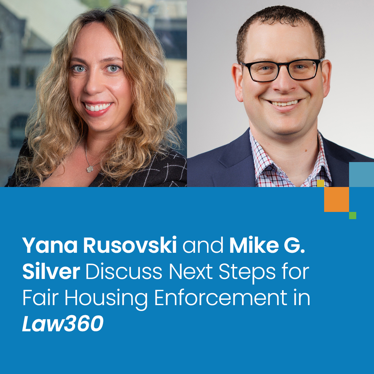 Yana Rusovski and Mike G. Silver Discuss Next Steps for Fair Housing ...